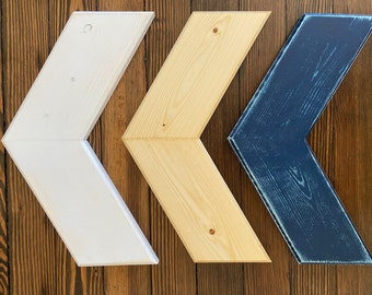 Chevron Wall Decor - Etsy