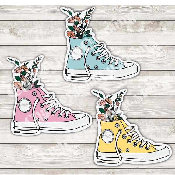 Floral Converse - Etsy