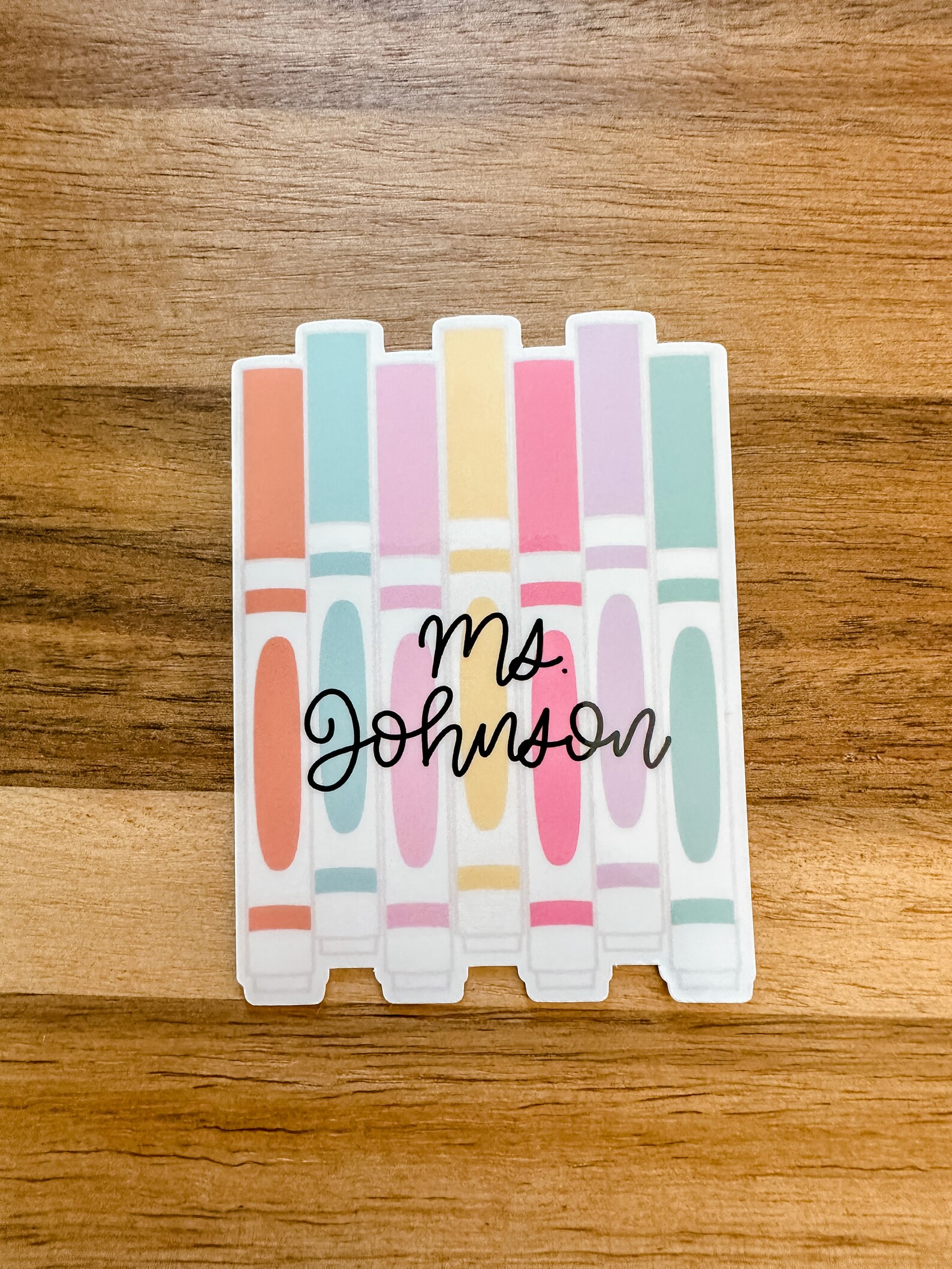 Personalized Teacher Sticker teacher Appreciation Sticker - Etsy