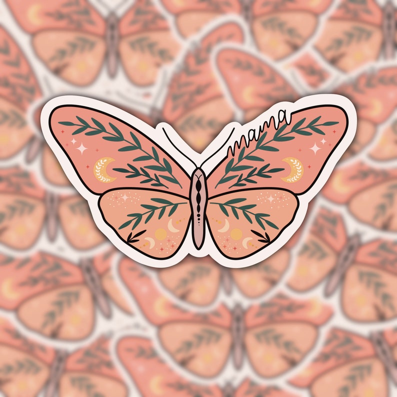 Butterfly Mama Sticker | Mama Sticker | Mother’s Day | Mama Gift - Etsy