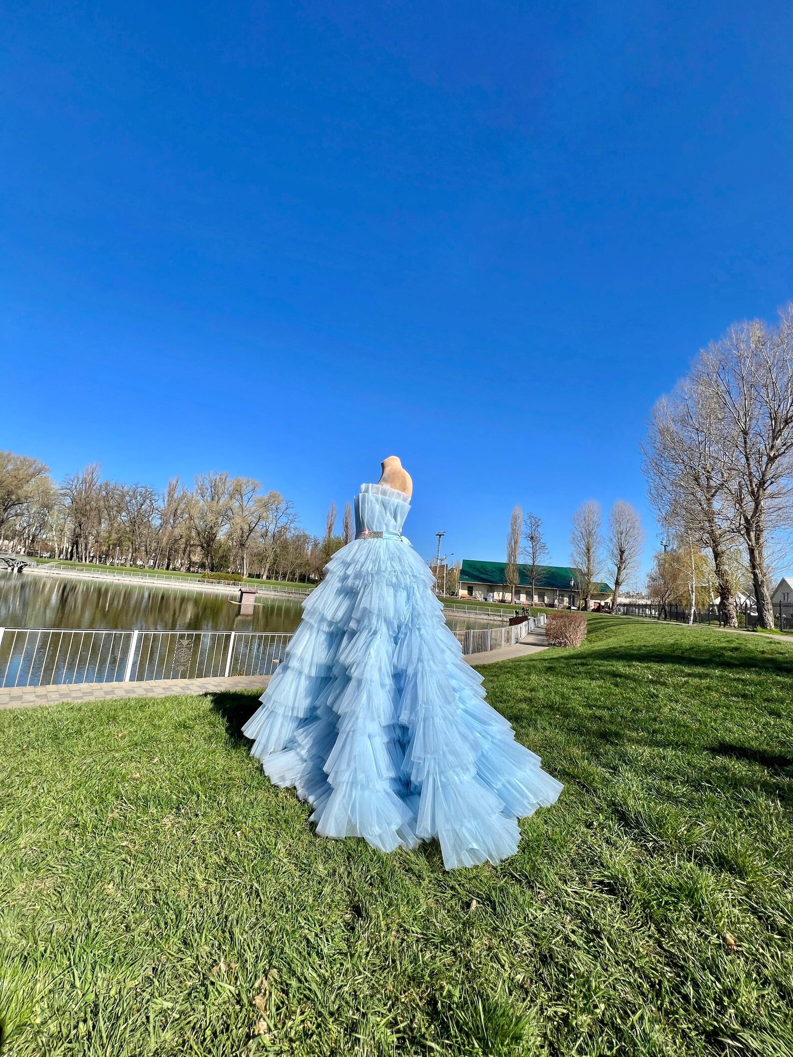 Gorgeous Sick Fluffy Blue Dress,light Blue Ball Gown,multilayer Corset ...