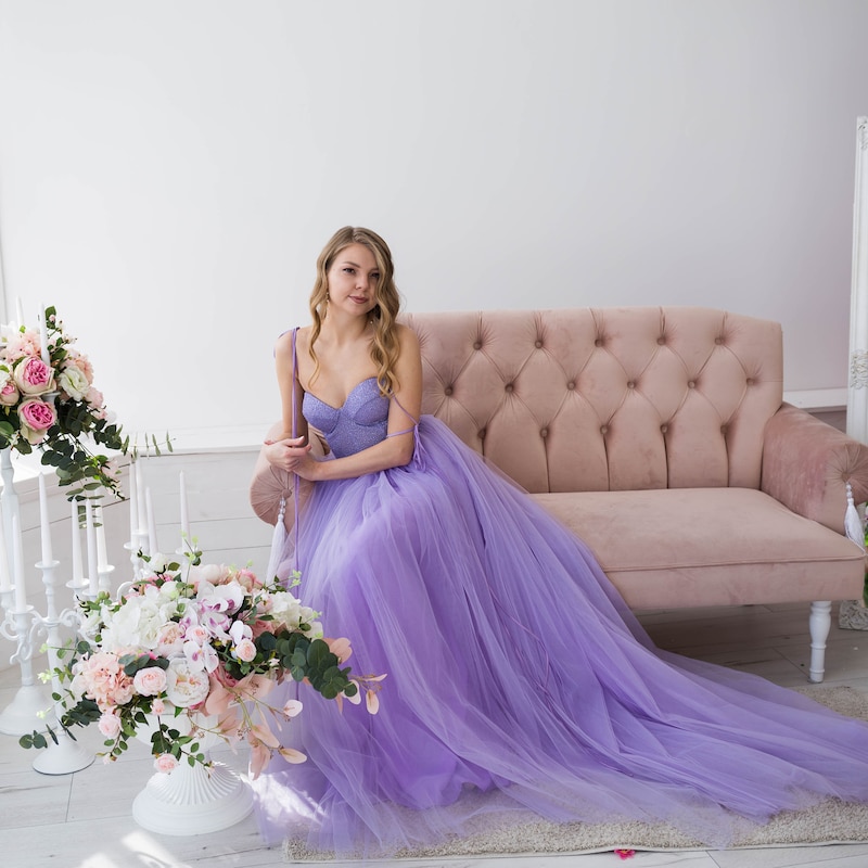 Lavender Dress - Etsy