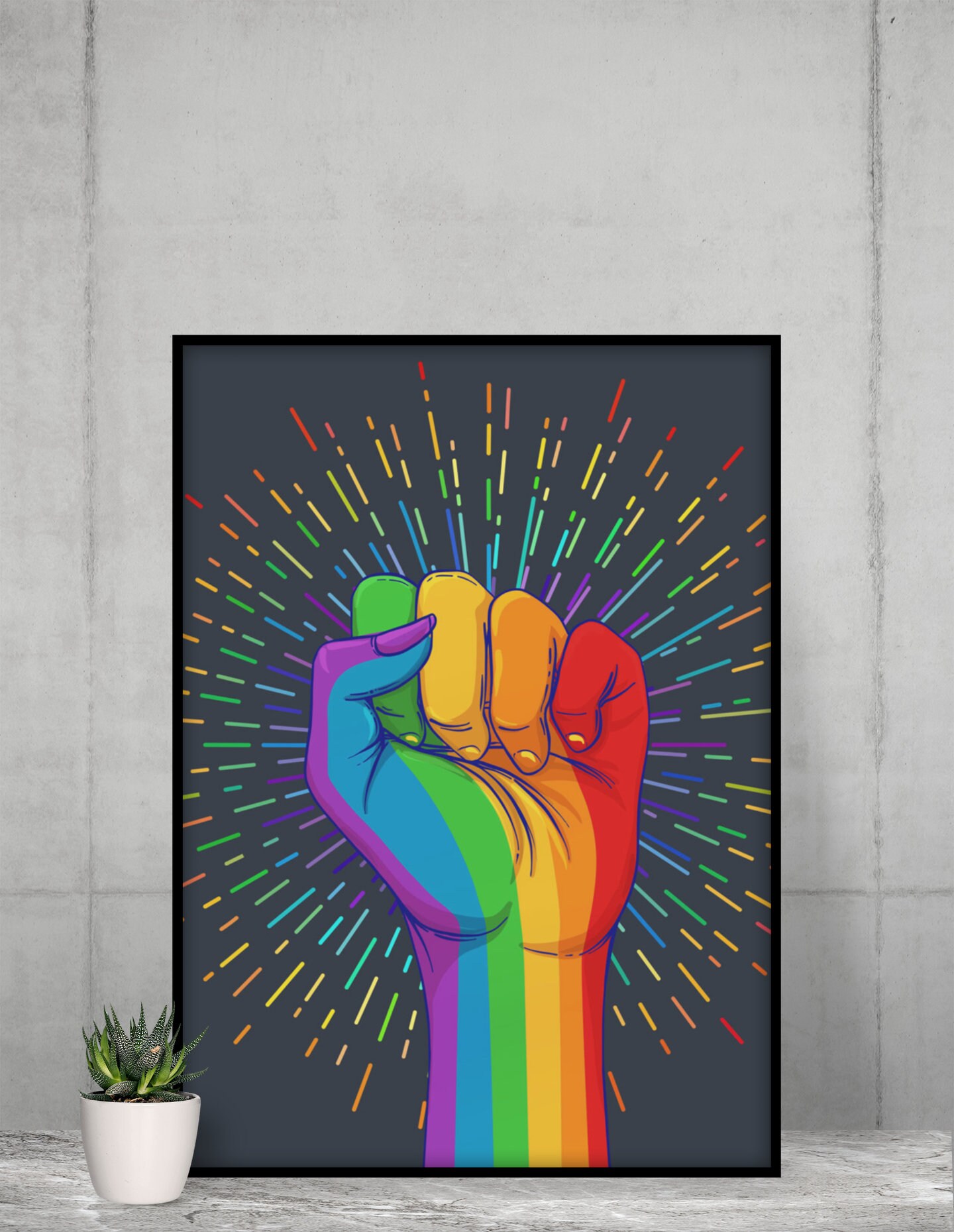 Pride Power Poster Art - Etsy