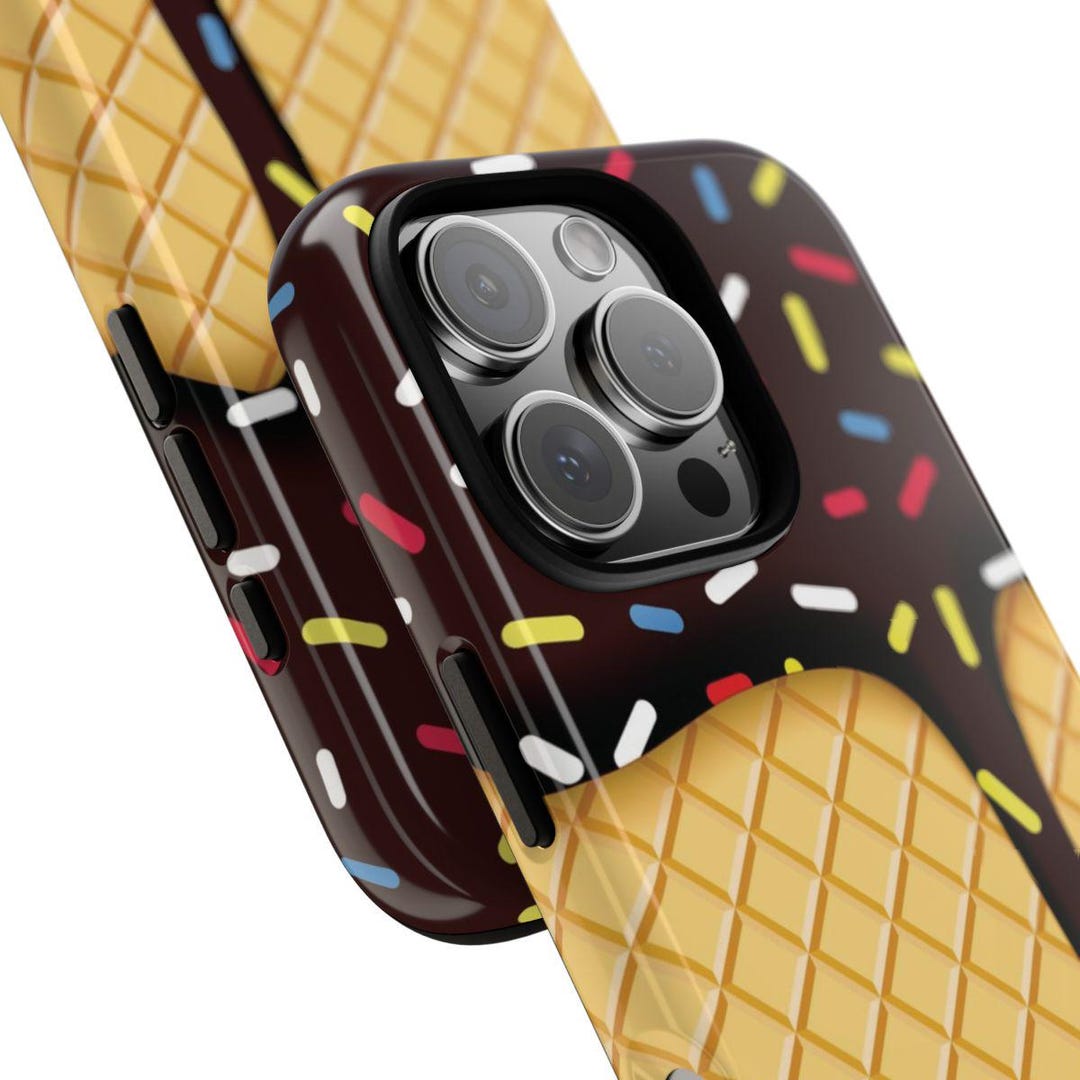 Chocolate Ice Cream Cone Phone Case - Iphone, Galaxy, Pixel - Etsy