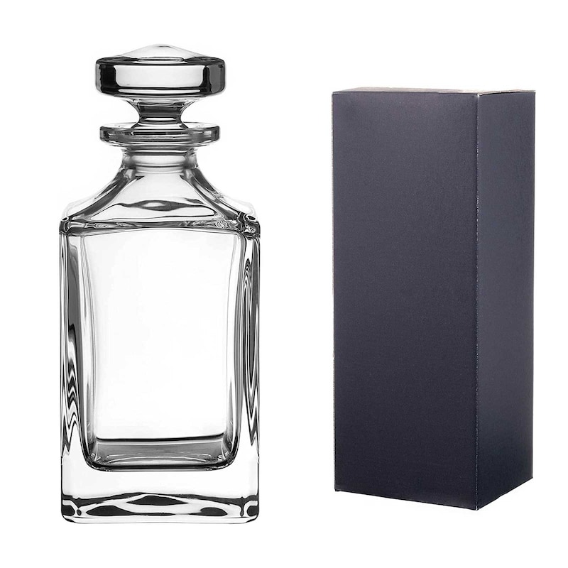 Square Decanter - Etsy