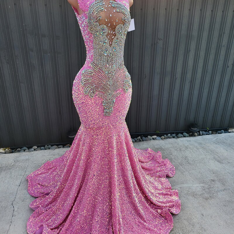 Sequin Prom Dress - Etsy