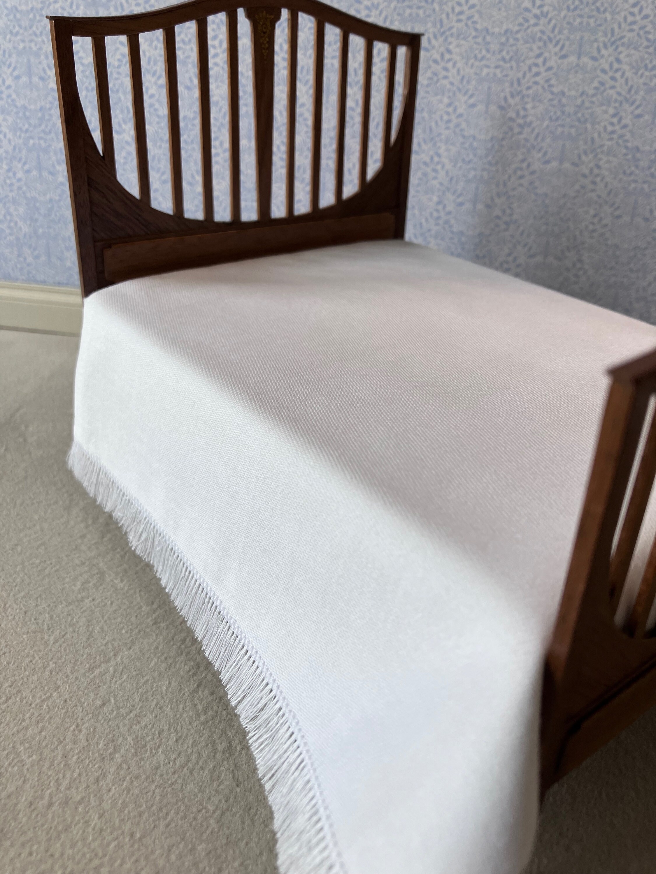 Miniature Red Toile De Jouy Double Silk Eiderdown Bedspread - Etsy