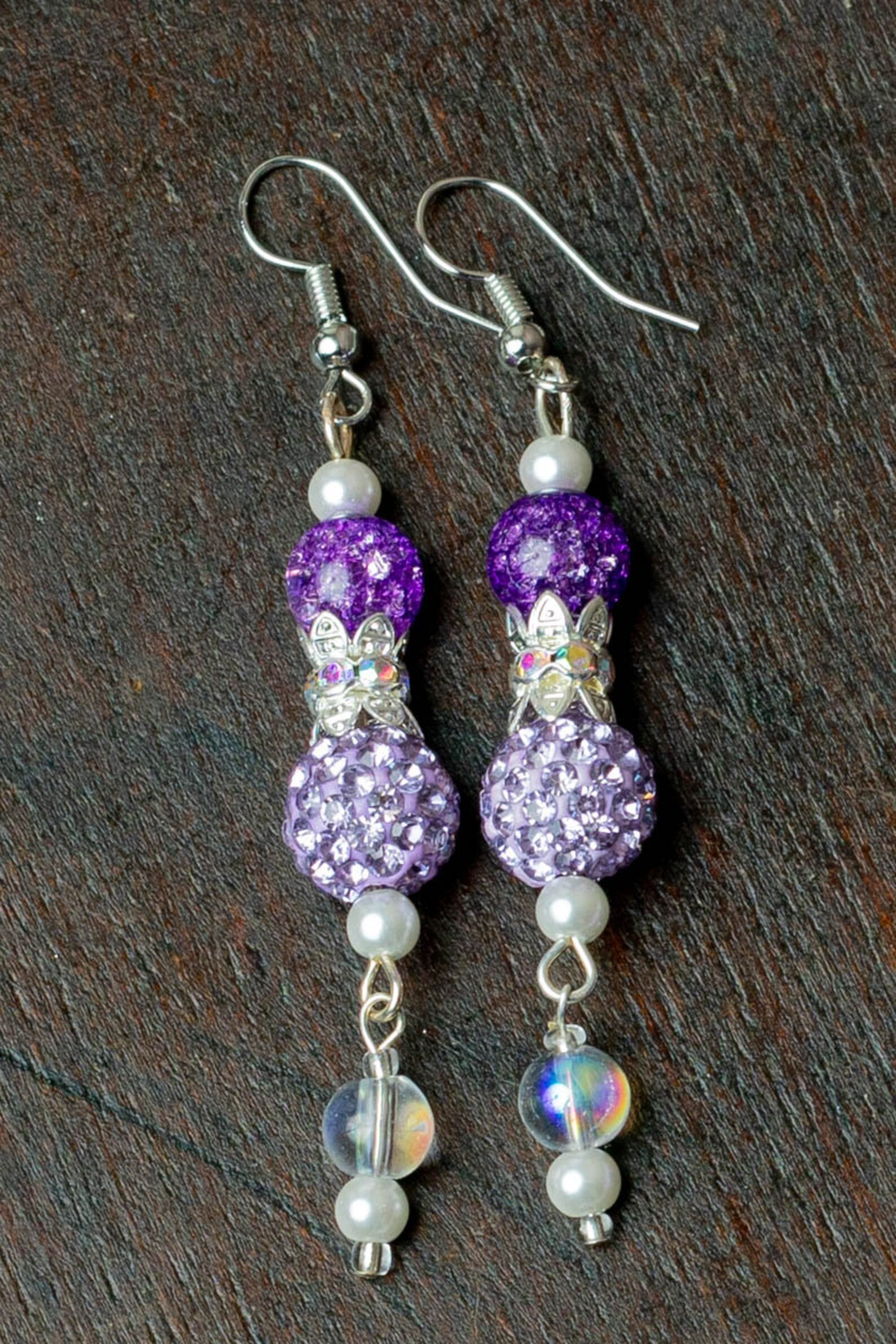 Dingle Dangle Purple - Etsy