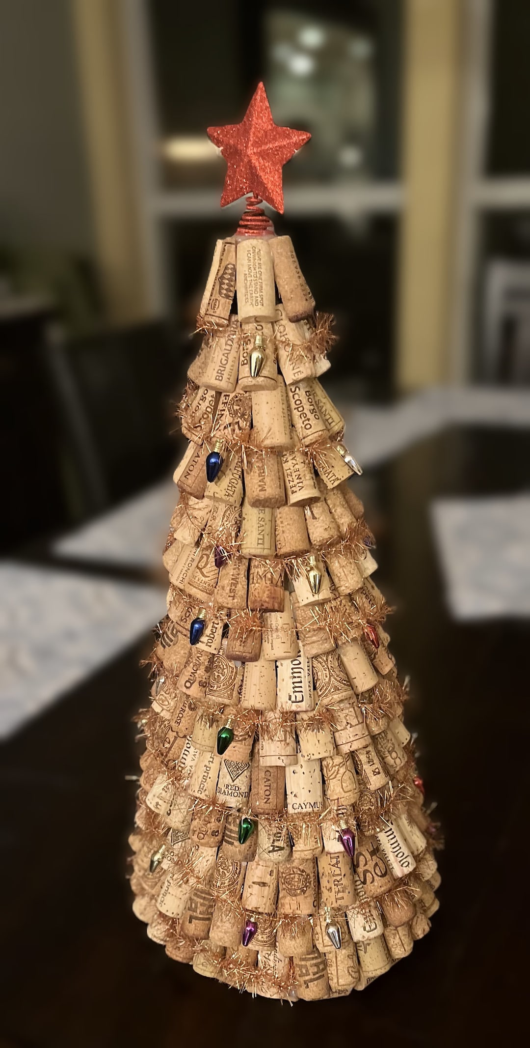 Large Cork Christmas Tree - Etsy