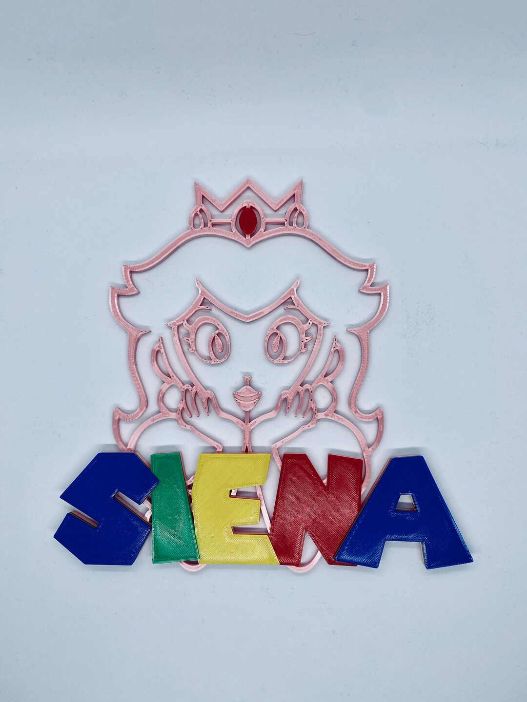 Super Mario Personalized 3D Printed Wall Sign - Etsy