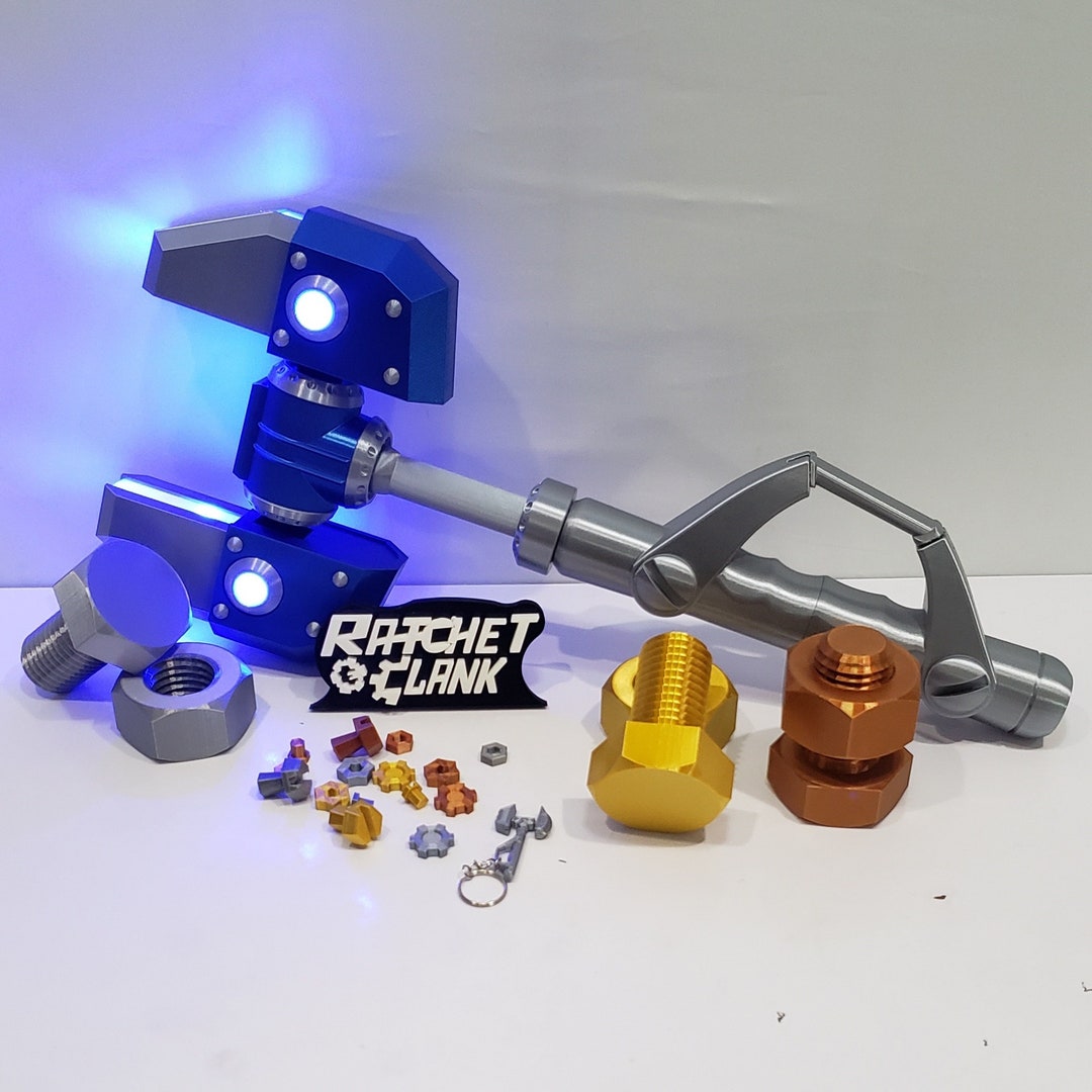 Ratchet & Clank Millennium 12 Omniwrench Replica - 3D Printed Cosplay ...