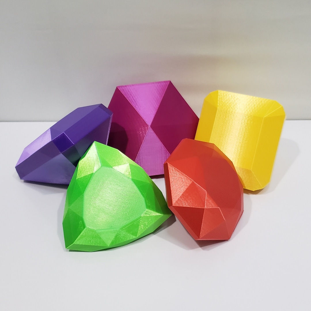 3D Printed Spyro Gems Crystal Treasure - Etsy