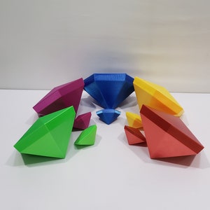 3D Printed Spyro Gems Crystal Treasure - Etsy