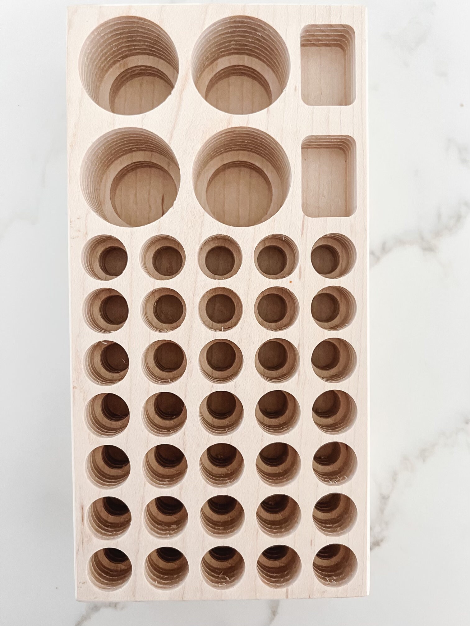 Wooden Battery Organizer | Battery Dispenser | Battery Storage ...