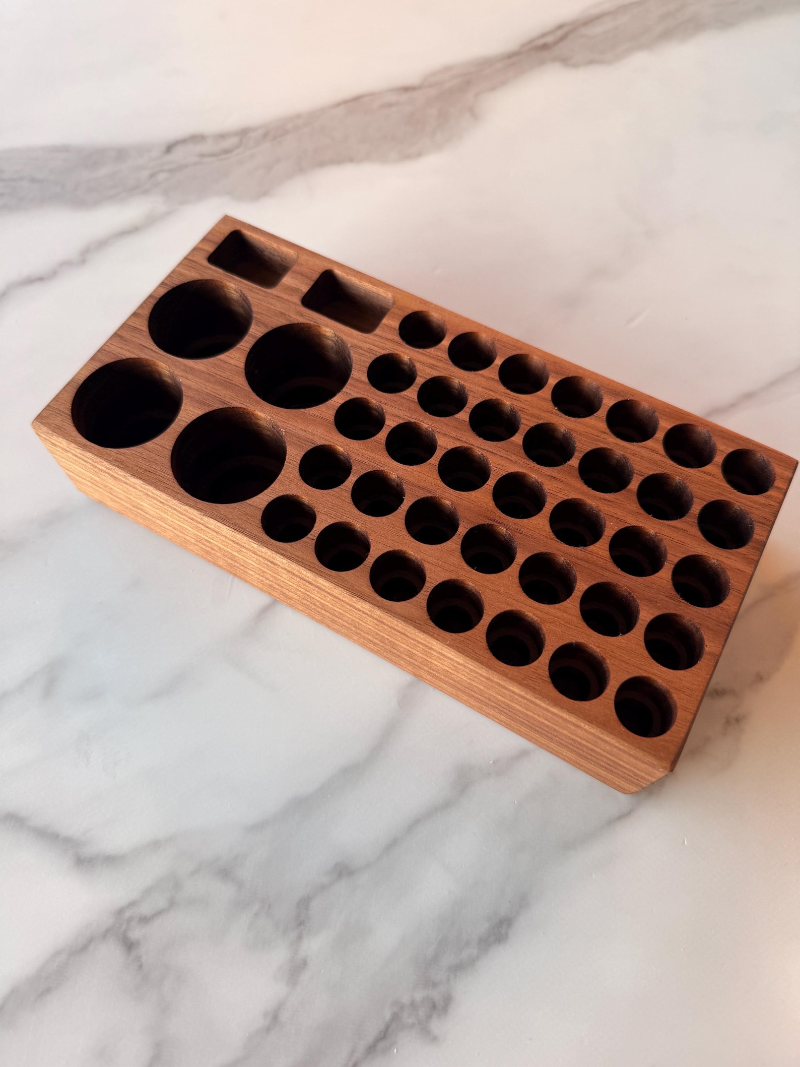 Wooden Battery Organizer | Battery Dispenser | Battery Storage ...