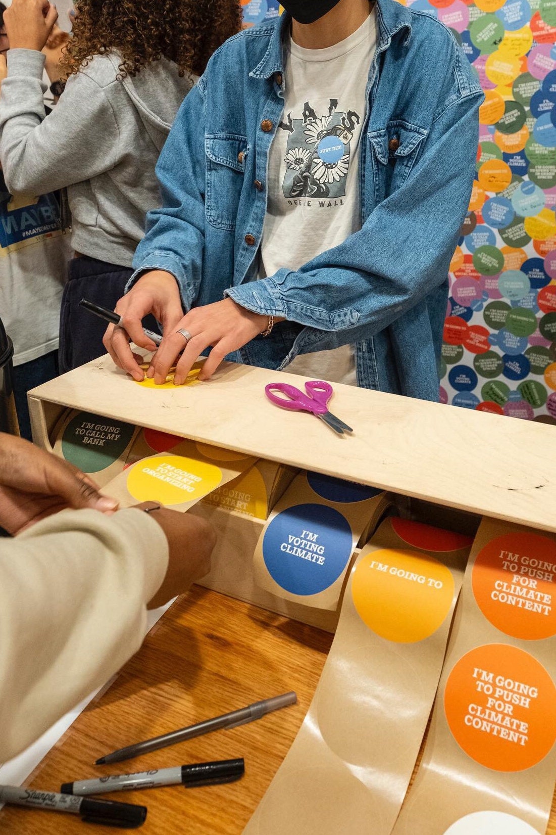 Sticker Roll Box, Large Box for Stickers, Sticker Dispenser, Large Roll ...