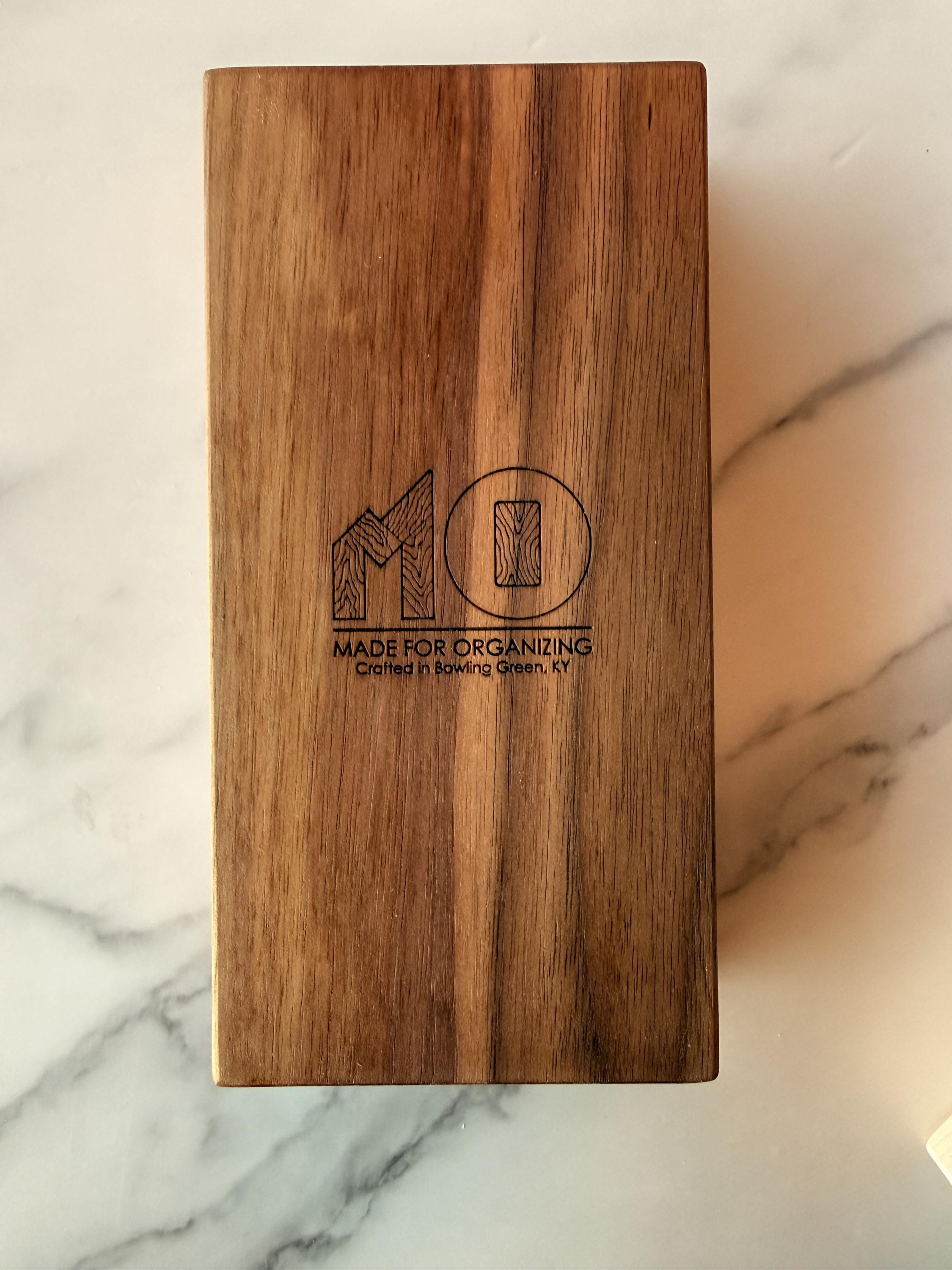 Wooden Battery Organizer | Battery Dispenser | Battery Storage ...