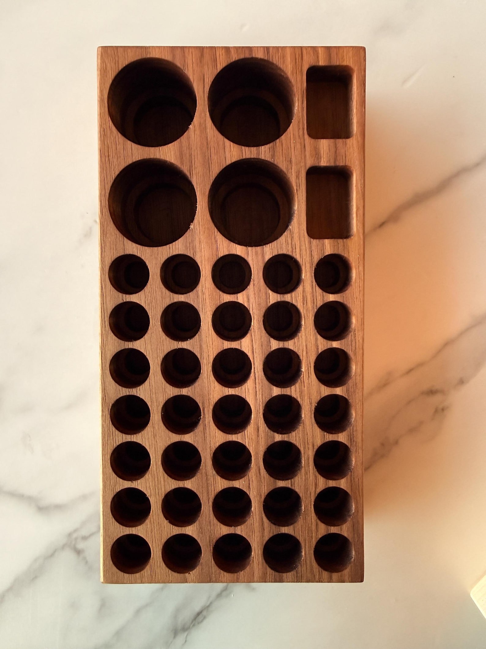 Wooden Battery Organizer | Battery Dispenser | Battery Storage ...