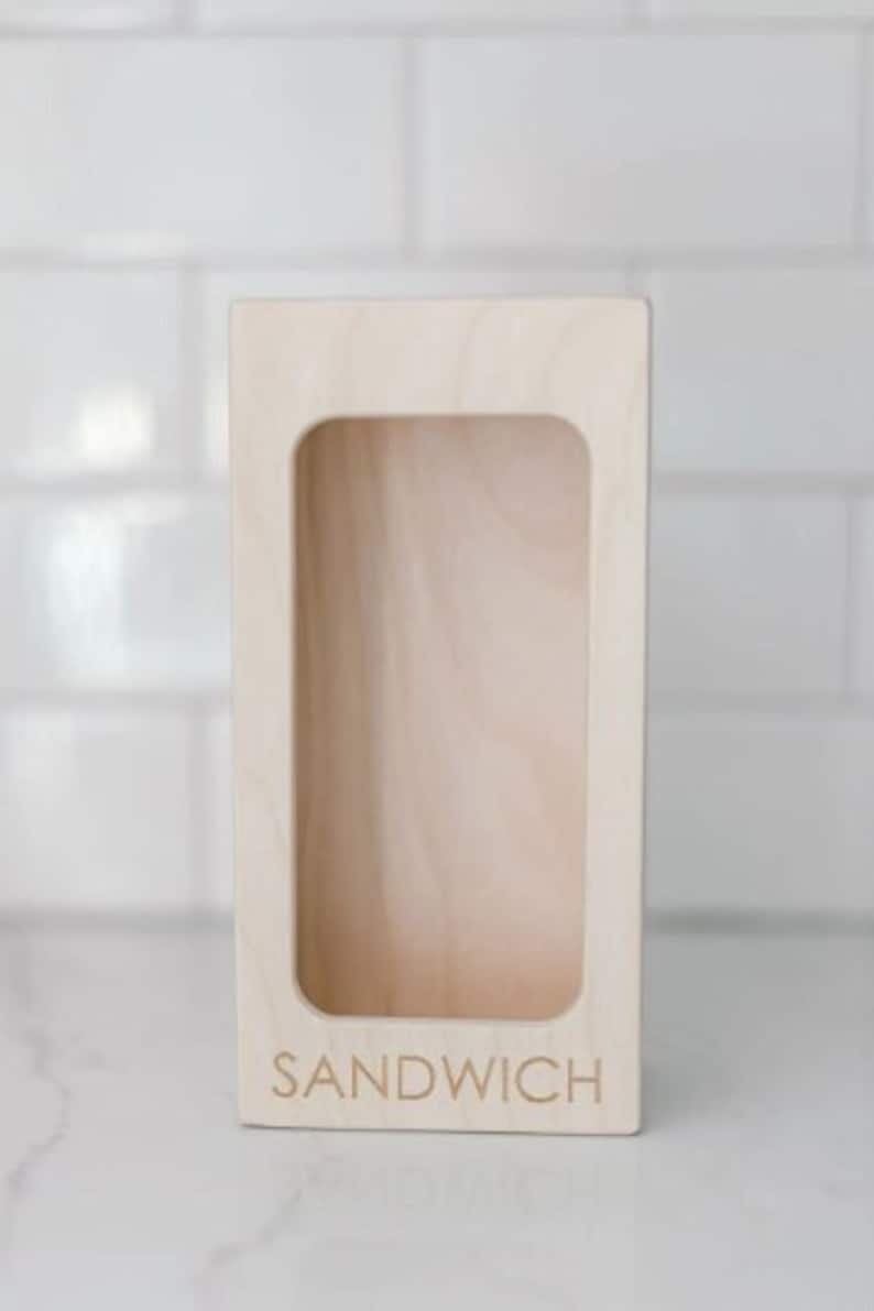 Sandwich Bag Box Single Wooden Box Custom Box Boxes for - Etsy