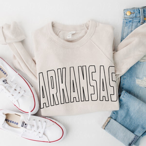 Arkansas Outline Svg - Etsy