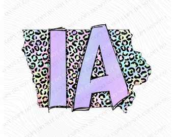 Iowa State Digital File Download Svg Png Pdf - Etsy