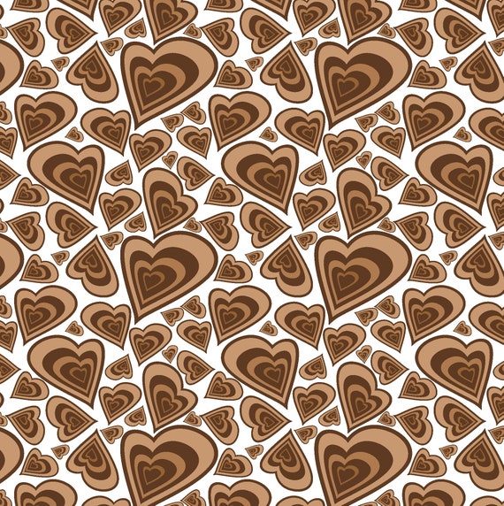 Printable Wrapping Paper Hearts