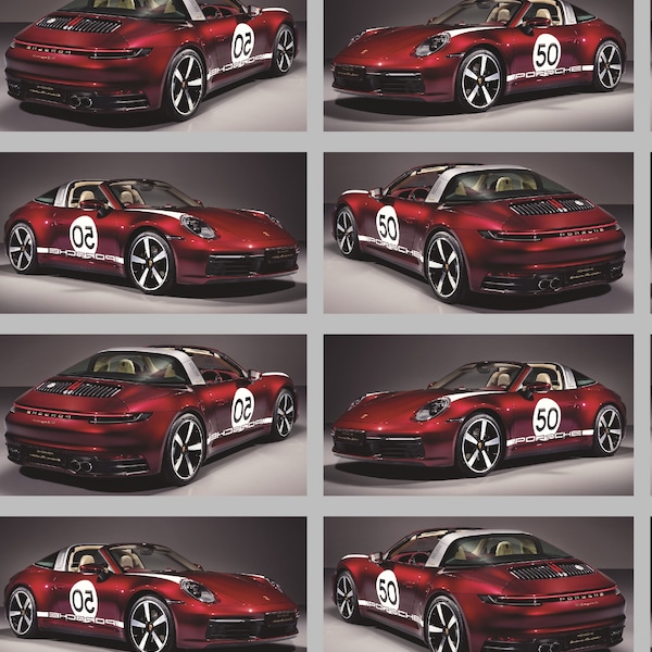 Porsche Wrapping Paper - Etsy