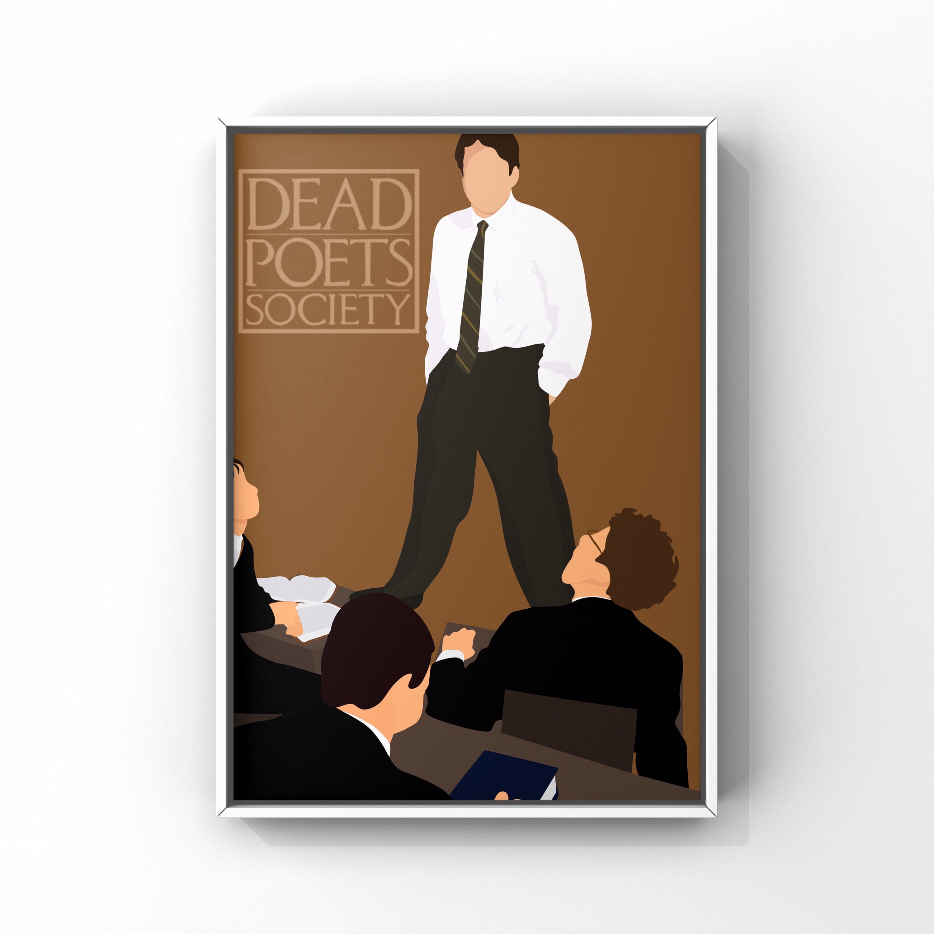 Dead Poets Society Print, Physical Print, Movie Art, Wall Art, Home ...