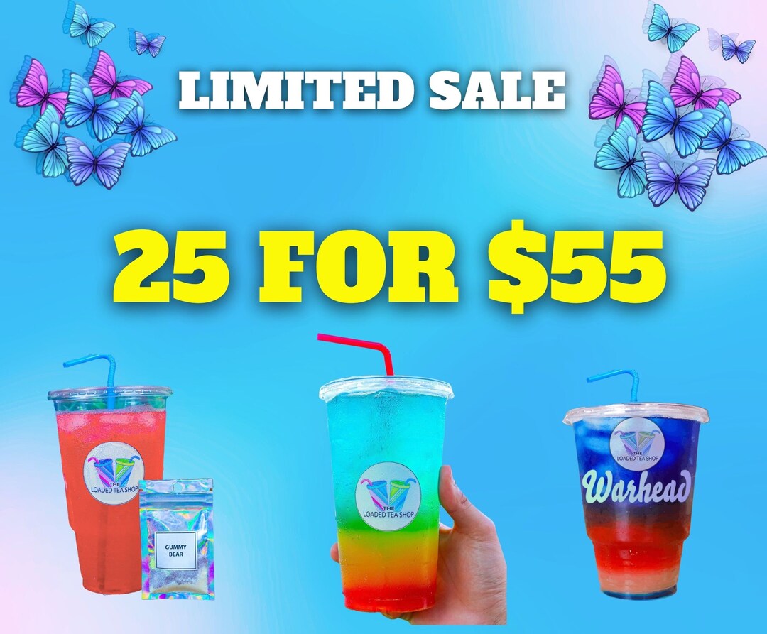 25 for 55 Mega Herbal Energy Loaded Teas Drink at Home Ready - Etsy