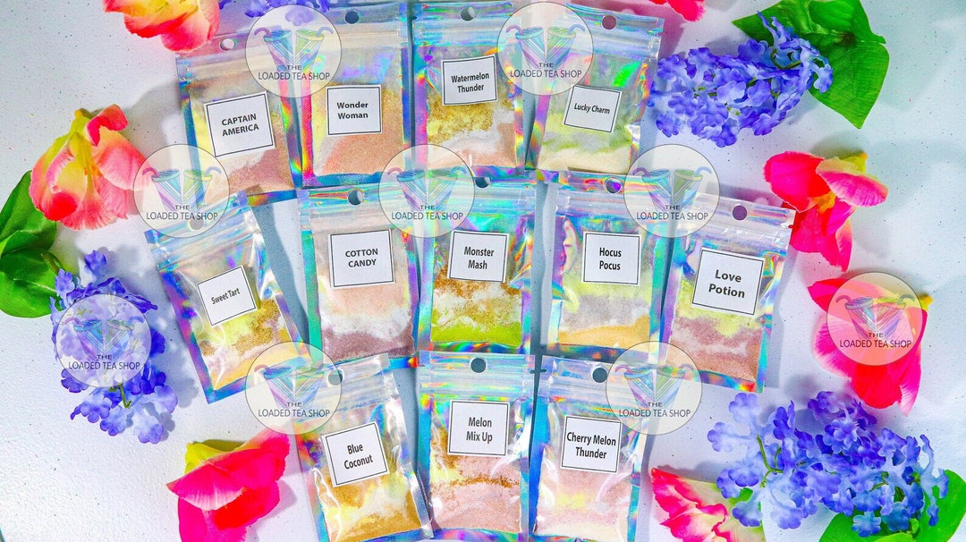 5 Mega Loaded Tea at Home to Go Energy Tea Bomb Kit & Full - Etsy