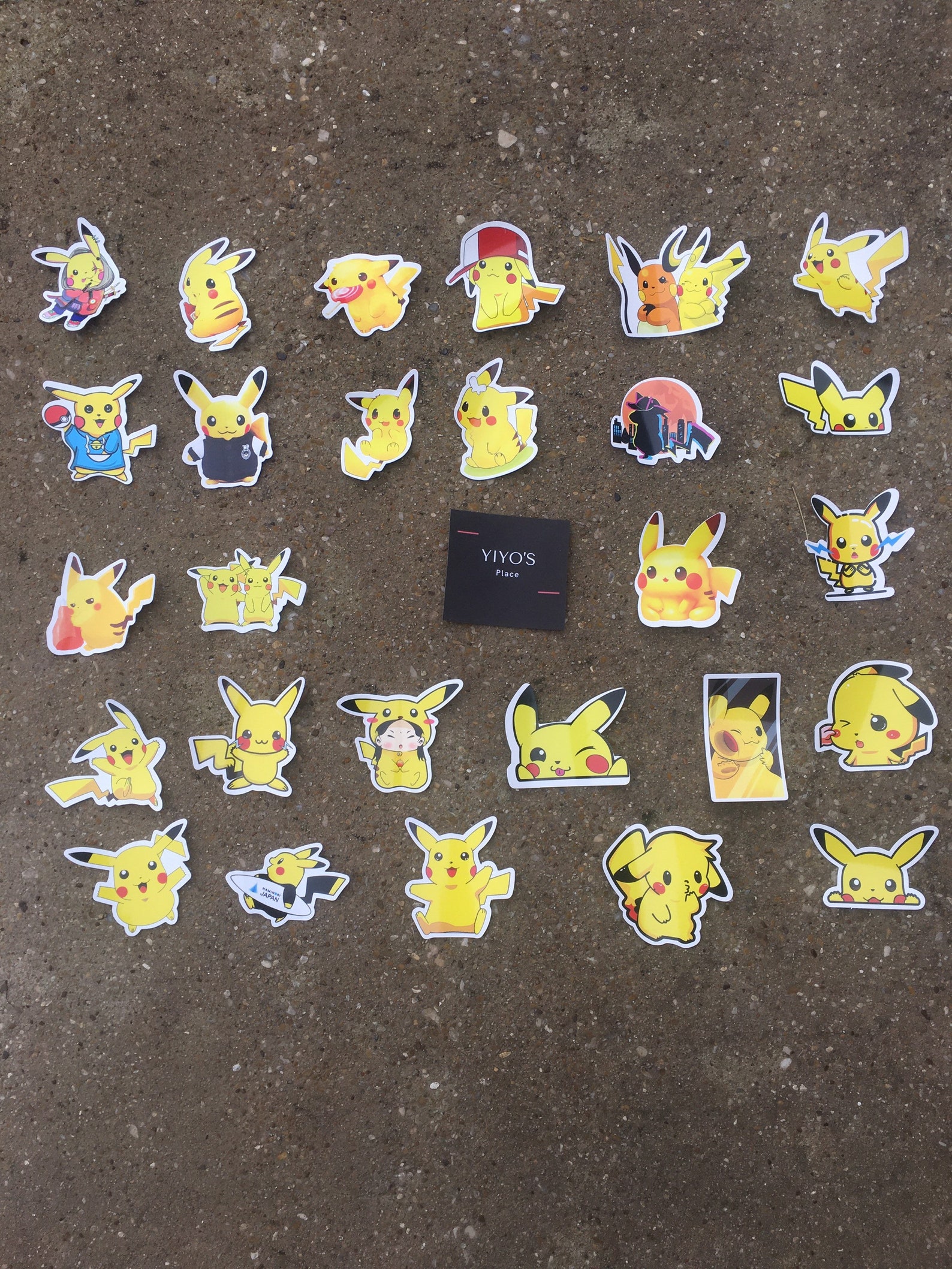 Pokémon Pikachu Stickers 50 Pc Cartoon Characters - Etsy