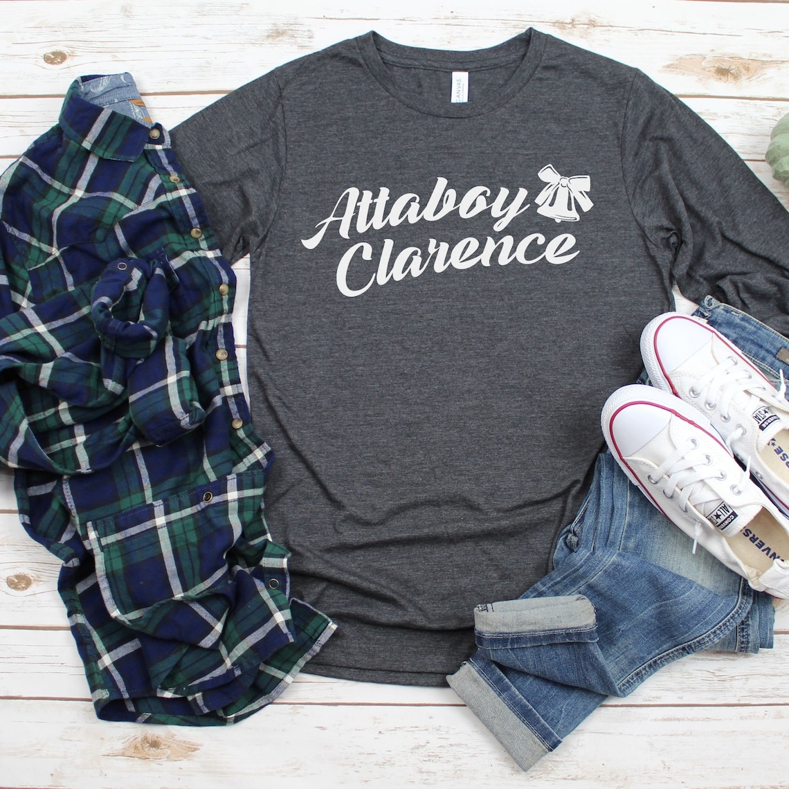 It's a Wonderful Life Long Sleeve T Shirt for Holidays, Attaboy ...