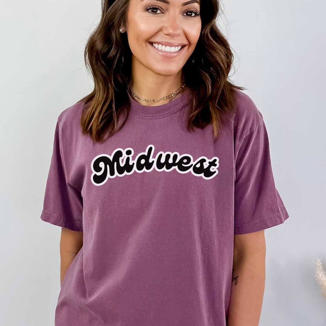 Midwest Shirt, Oversized Tshirt, Midwestern Clothing, Midwest Girl, up ...