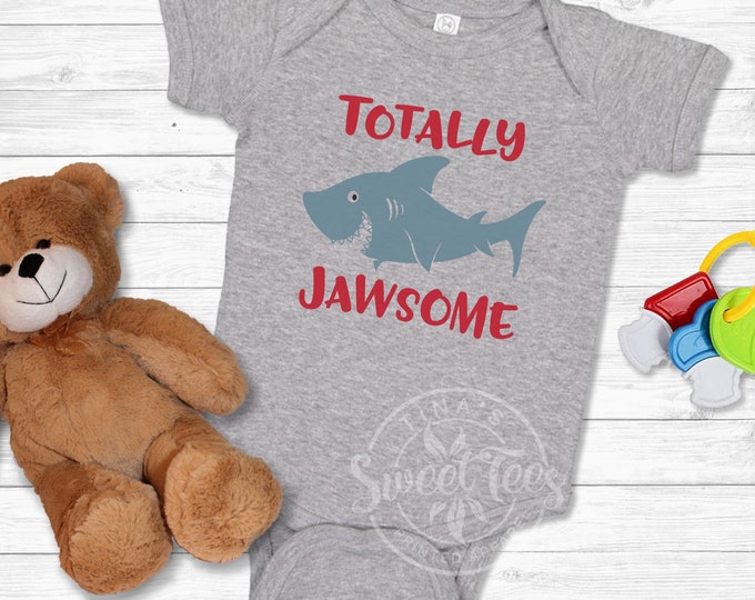 My First Shark Week Bodysuit, Shark Week, Shark, Funny, Custom ...