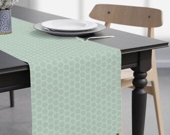 Aqua Table Runner | Etsy