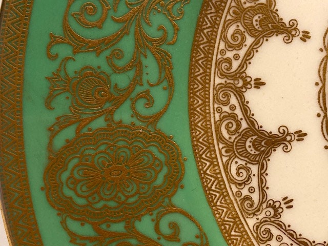 Rare and Spectacular Set of 12 Antique Minton Dinner Plates Made for ...