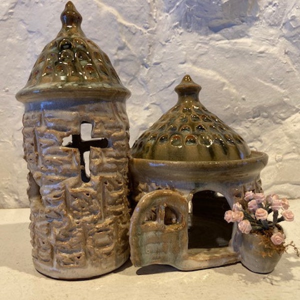 Pottery Luminary - Etsy