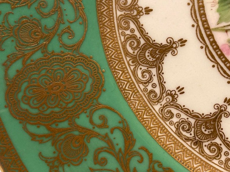 Rare and Spectacular Set of 12 Antique Minton Dinner Plates Made for ...