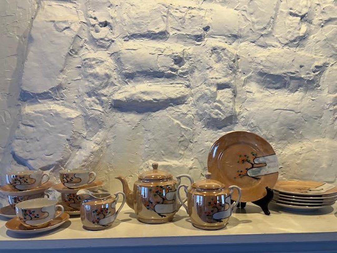 Japanese Lusterware Tea Set, 22 Pieces, Circa 1940, Beautiful and ...