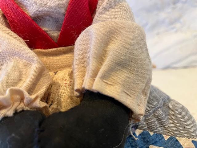 African American Rag Doll, Circa 1920s, Handmade, 10.5" Excellent ...