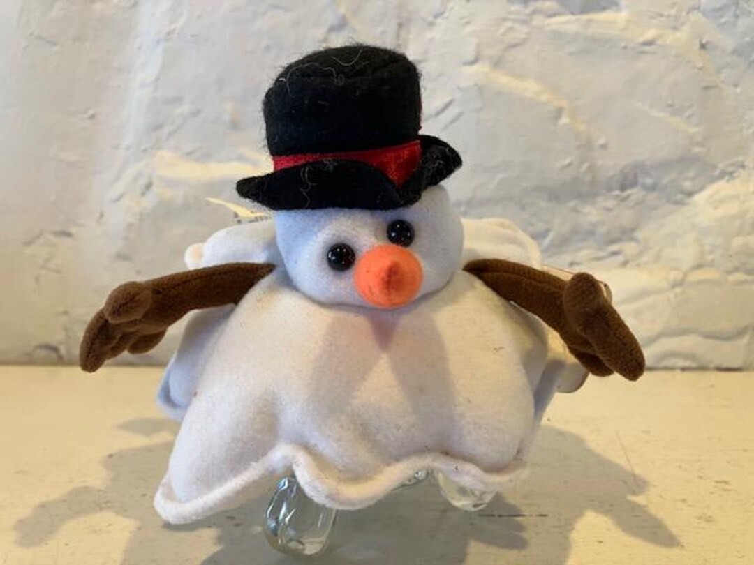 Meanies Stocking Stuffer, Slushy the Snowman Beanbag, 1998 With Tags - Etsy