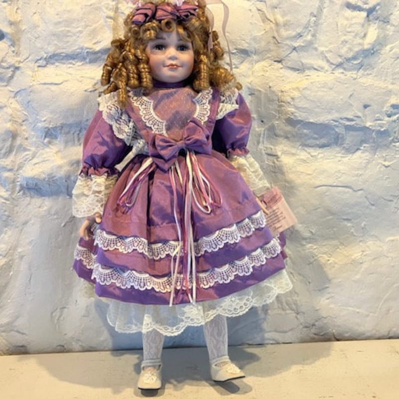 Collectible Porcelain Doll - Etsy