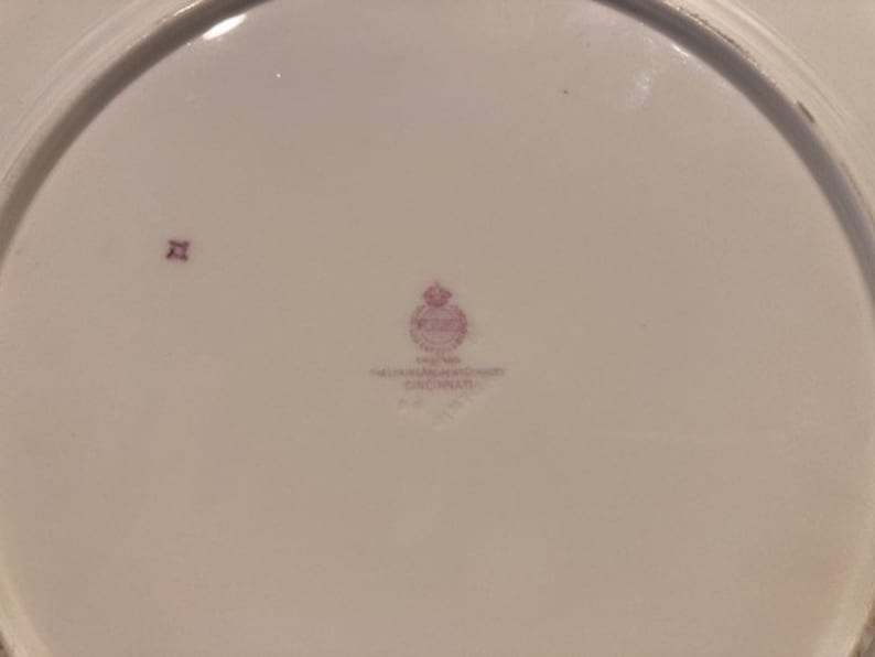 Rare and Spectacular Set of 12 Antique Minton Dinner Plates Made for ...