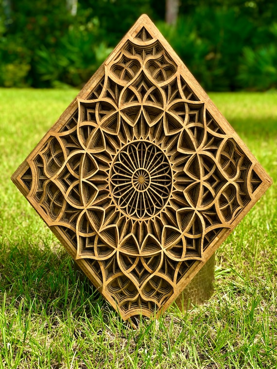 Imperfect Diamond Mandala | Etsy