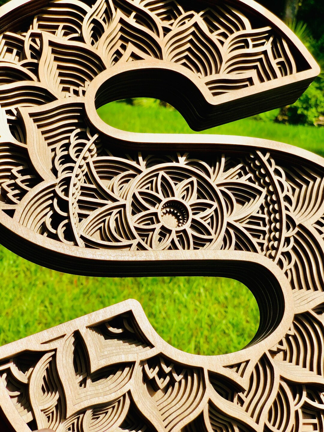 The Mandala Letter - Etsy