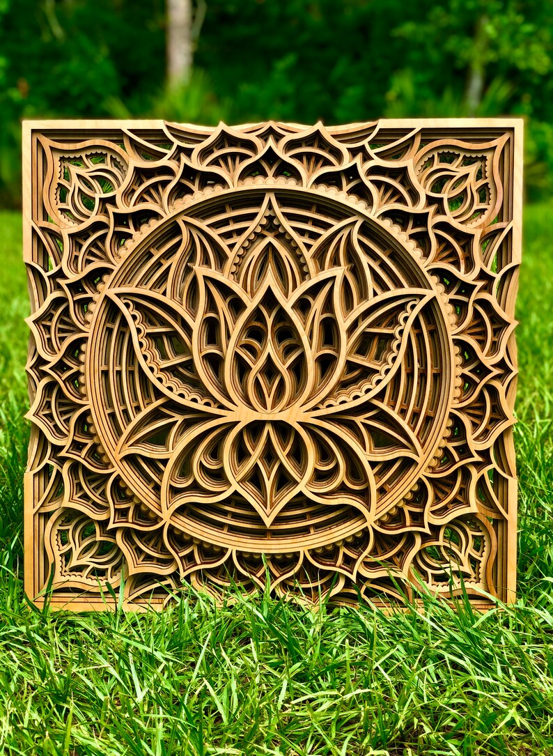 Lotus Mandala - Etsy