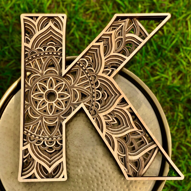 The Mandala Letter | Etsy