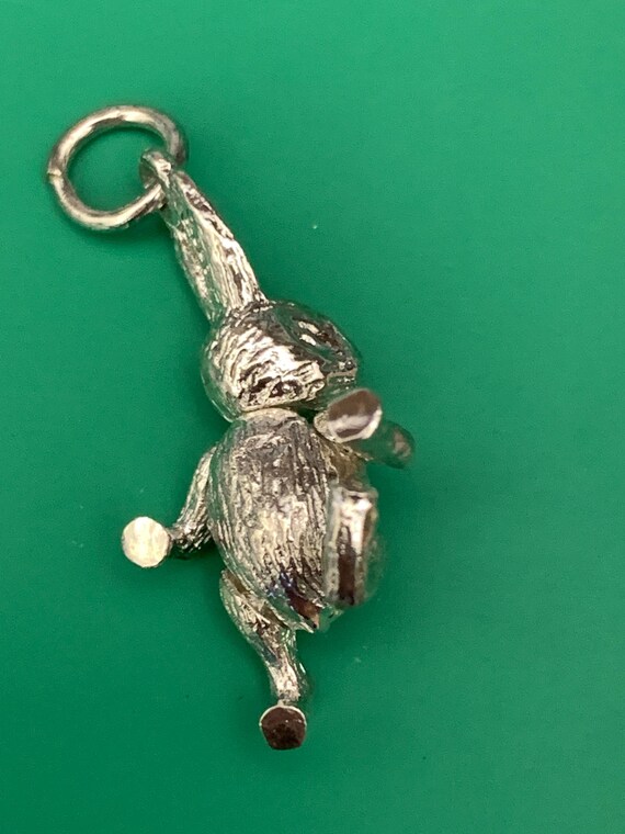 925 Rabbit Vintage Moveable Sterling Silver Jewelry C… - Gem