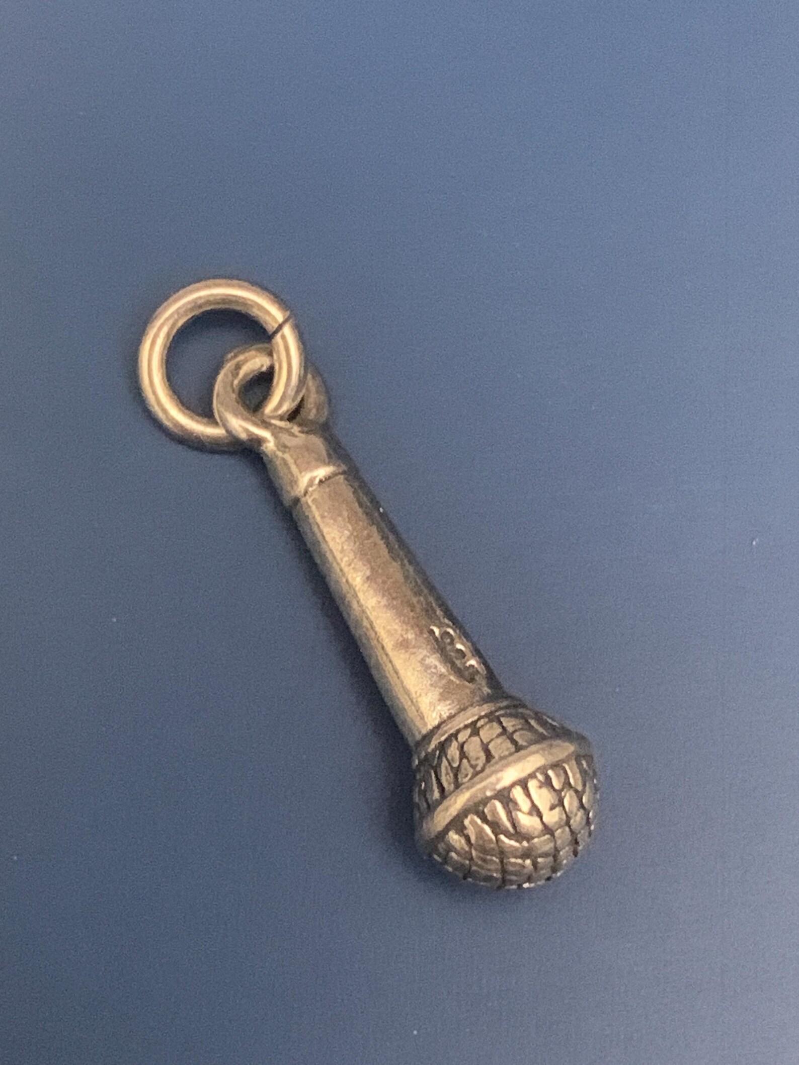 925 Handheld Microphone Vintage Sterling Silver Jewelry Charm #band - Etsy
