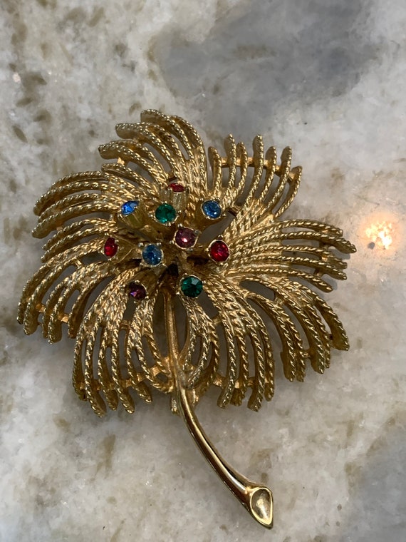 Vintage sarah coventry brooch - Gem